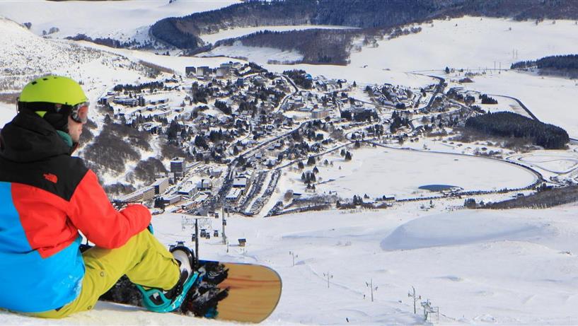 Station de ski de Super Besse -le plan des pistes